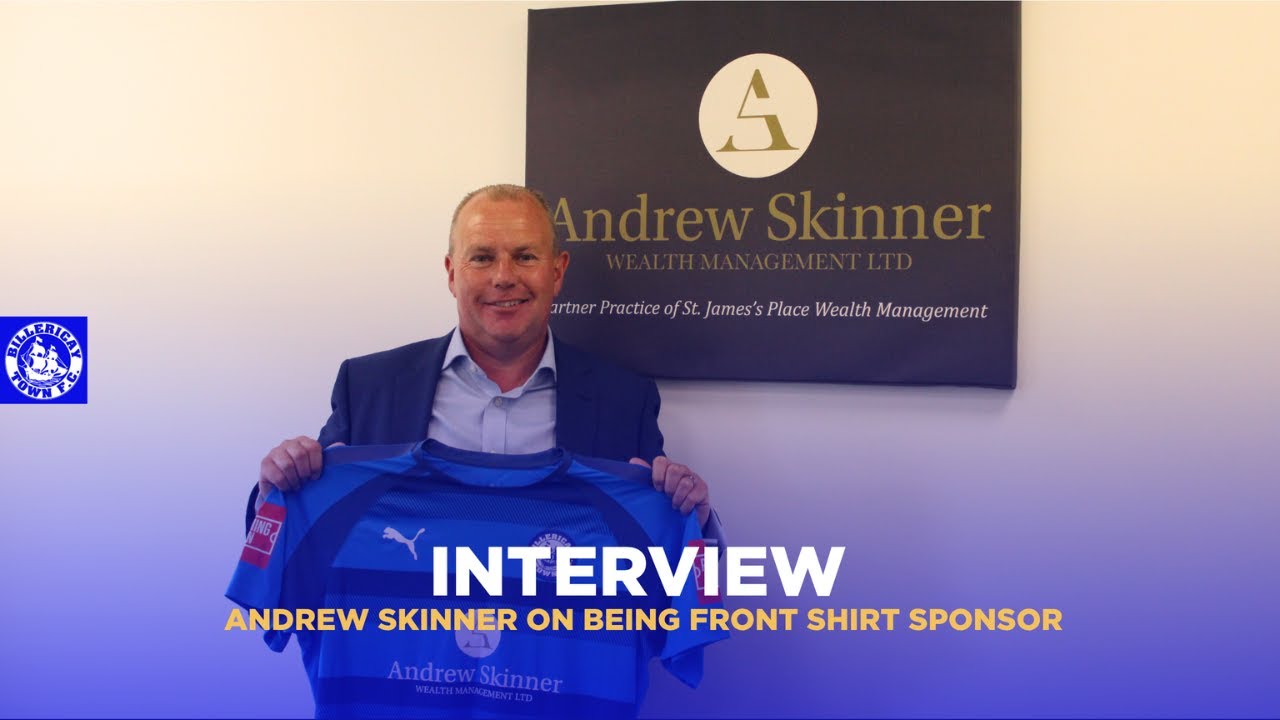 INTERVIEW | Andrew Skinner on being front shirt sponsor for 24/25 - YouTube