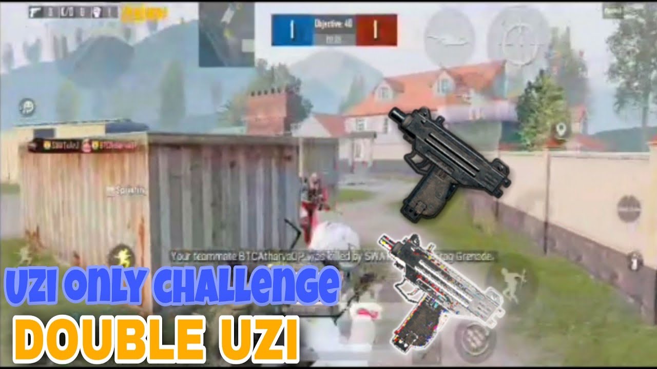 UZI ONLY CHALLENGE in TDM!!! | Double Uzi | KILLING MONTAGE | PUBG ...