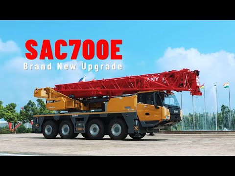 Sany crane video SAC700E