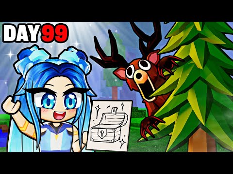 I SURVIVED 99 NIGHTS IN THE FOREST!