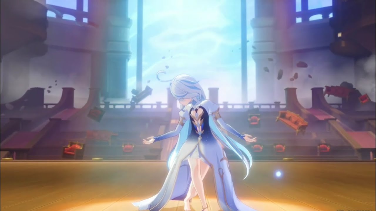 Focalors & Furina Dancing Cutscene | Most Beautifull and Sad Cutscene in Genshin Impact - YouTube