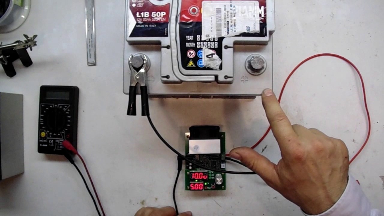 Test of Constant Current Electronic Load 9.99A 60W 30V Battery ...