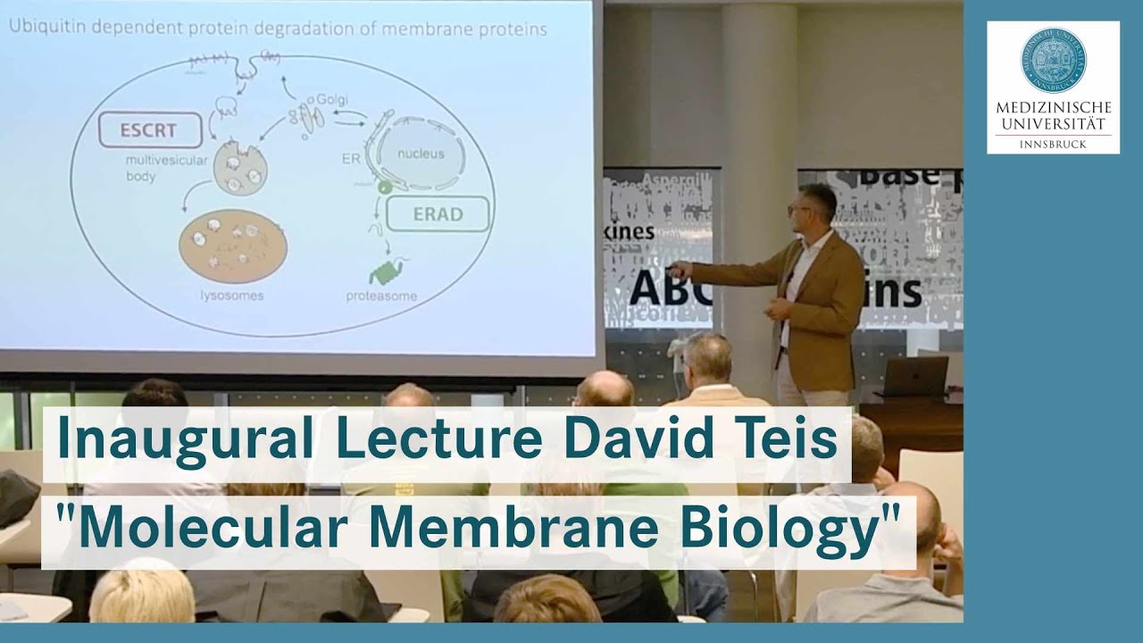 Inaugural Lecture David Teis: "Molecular Membrane Biology" - YouTube