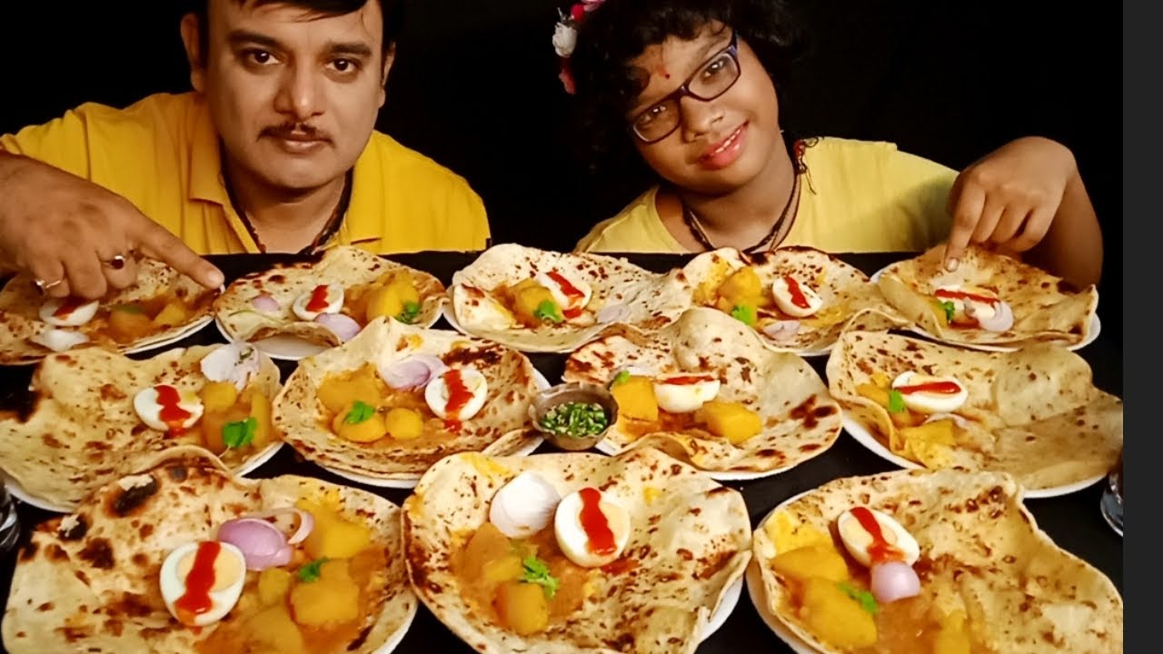 DESI SPICY🔥PARATHA EATING CHALLENGE|INDIAN STREET FOOD|PRANTHA HARD ...