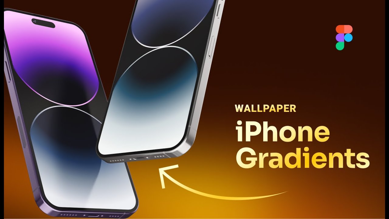 How to Design iPhone Wallpaper in Figma using Gradients - YouTube