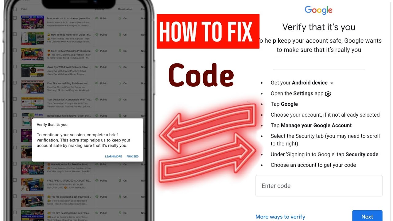 yt studio verify it's you problem | verify it's you problem security ...