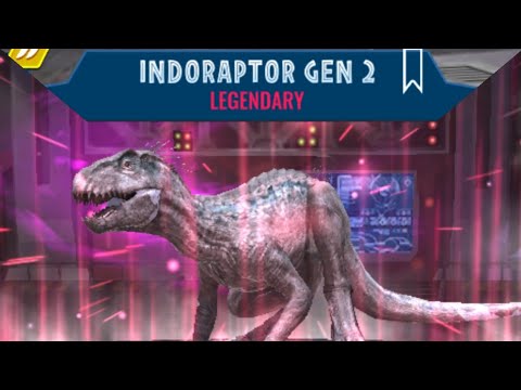 LEGENDARY INDORAPTOR GEN 2 HYBRID UNLOCKED ( JW ALIVE ) - YouTube