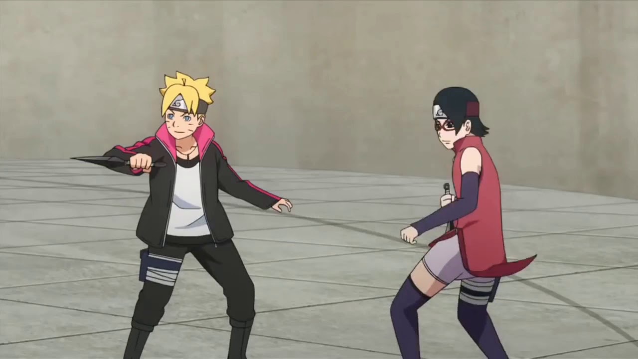 Boruto & sarada vs shinki (amv) hero of time - YouTube