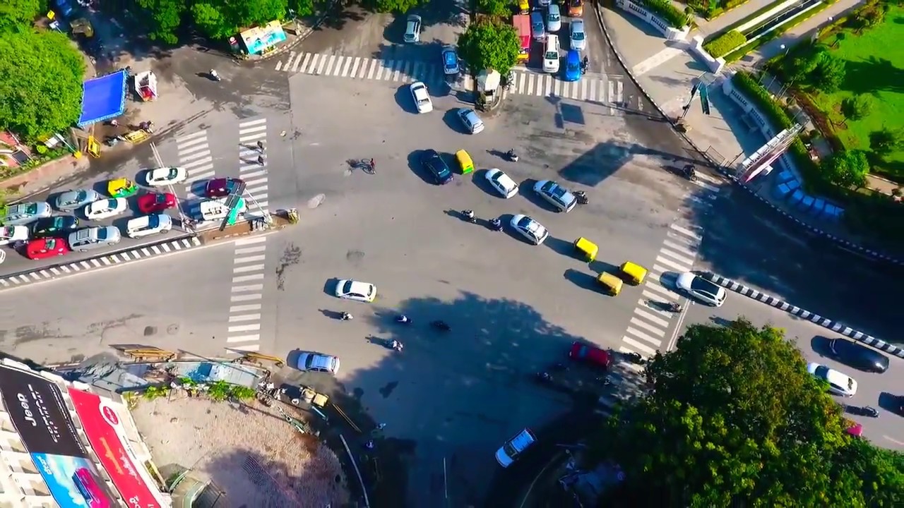 Arial view of Bangalore City by drone - YouTube