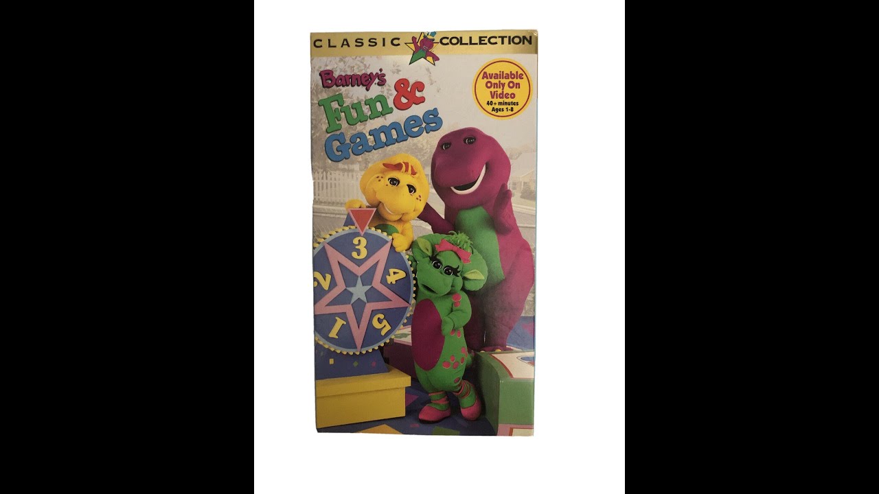 Opening & Closing To Barney's Fun & Games 1996 VHS - YouTube