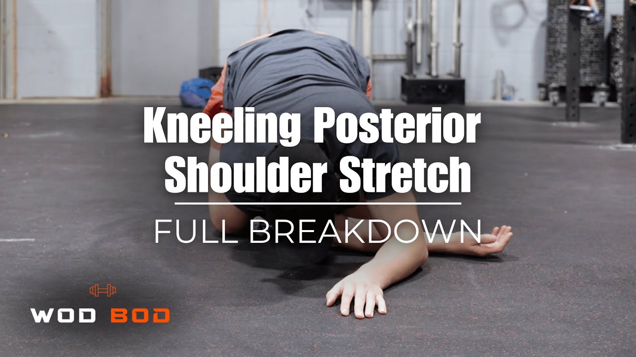 Kneeling Posterior Shoulder Capsule Stretch - YouTube