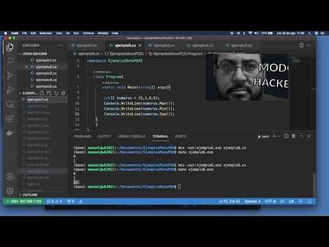 Video 4.- Ejemplo 6 y 7 de arreglos en C Sharp. - YouTube