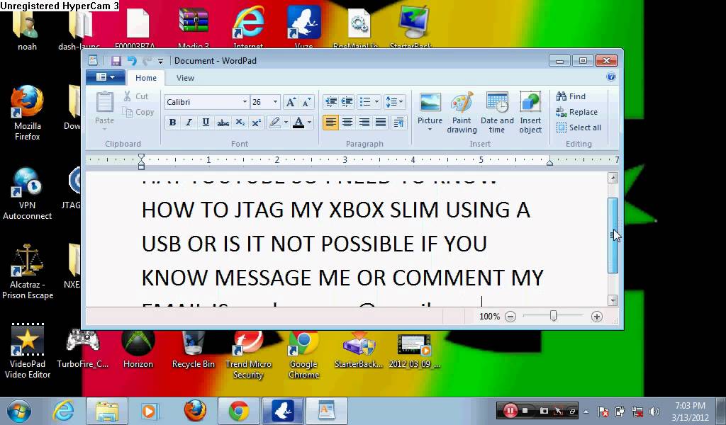 how to jtag xbox slim with usb - YouTube