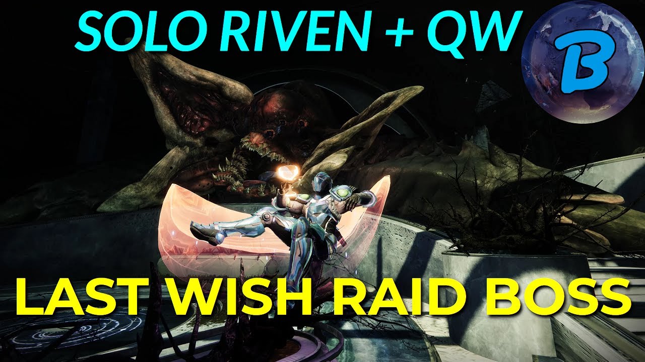 SOLO Riven + Queenswalk (Last Wish Raid Boss) - YouTube