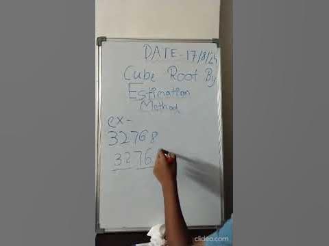 Cube root by Estimation method - YouTube