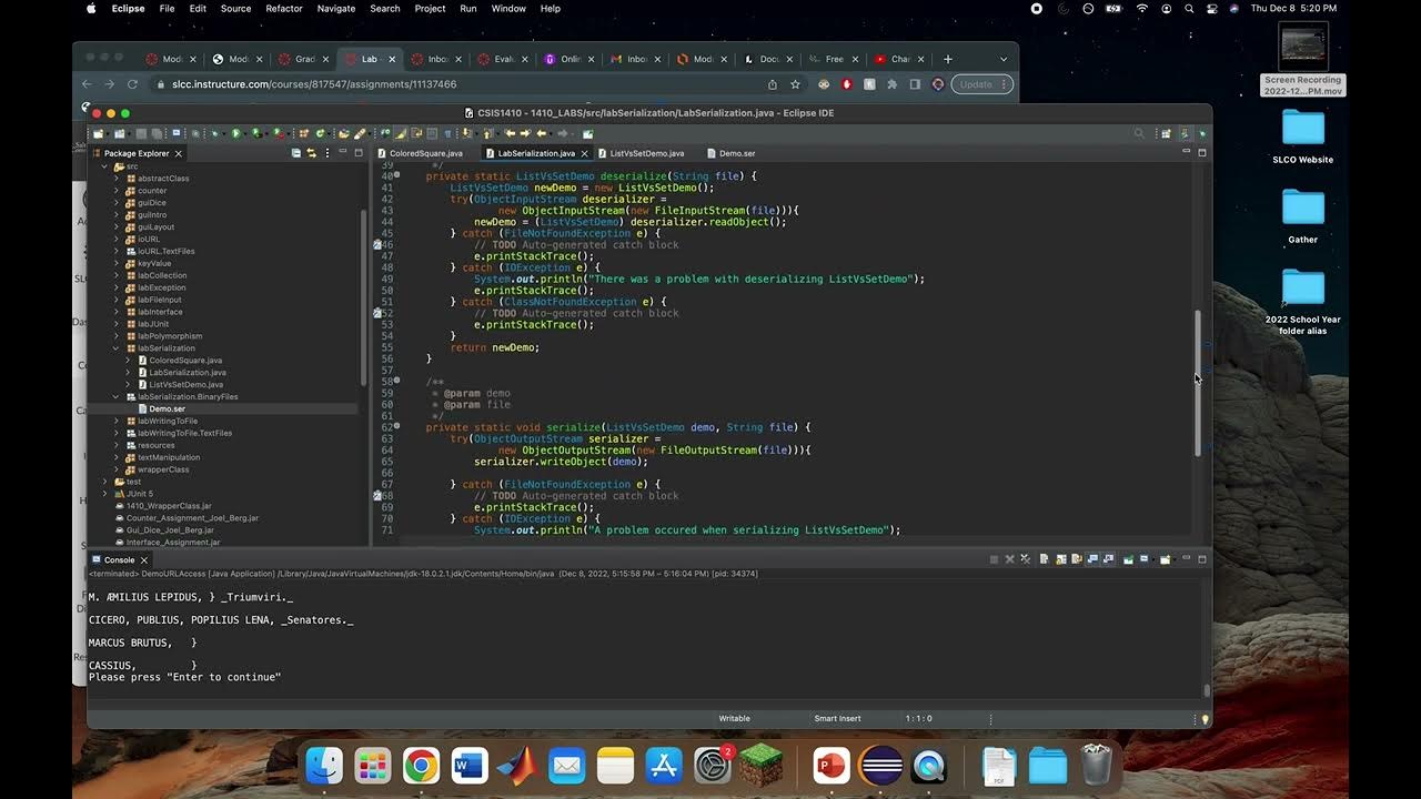 Lab - Serialization - YouTube