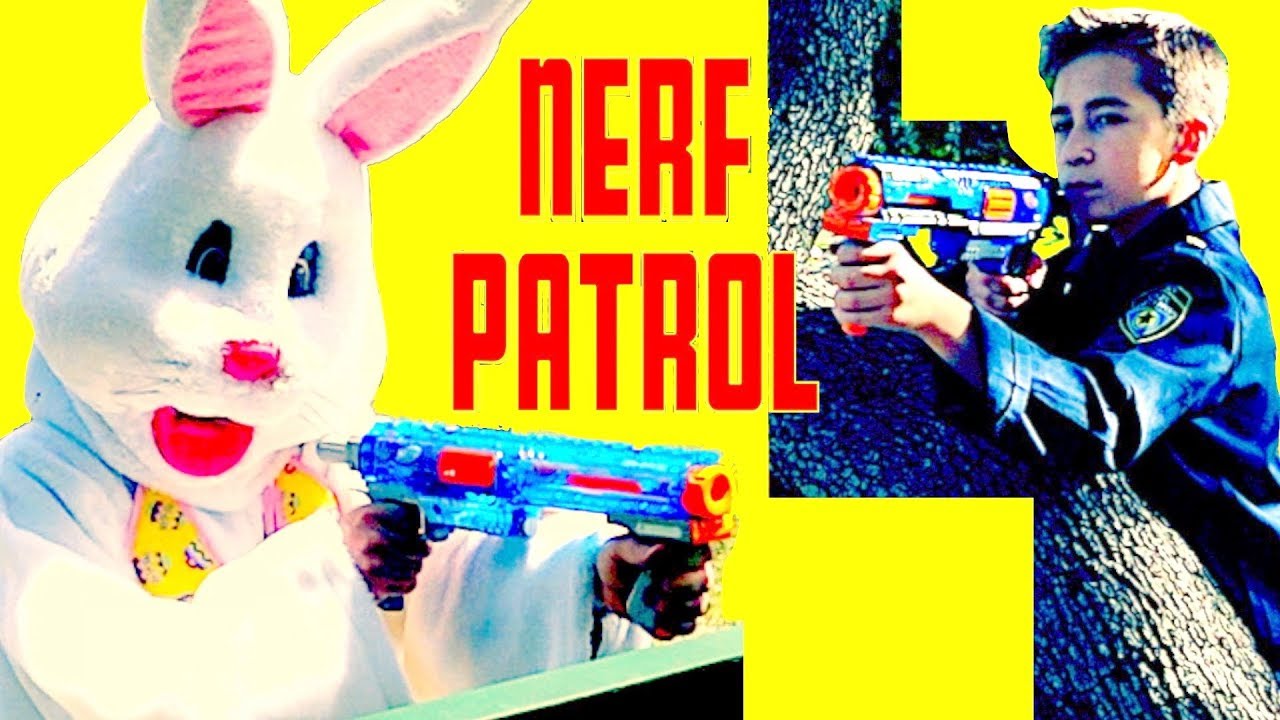 Nerf Patrol: Nerf Easter Battle! - YouTube