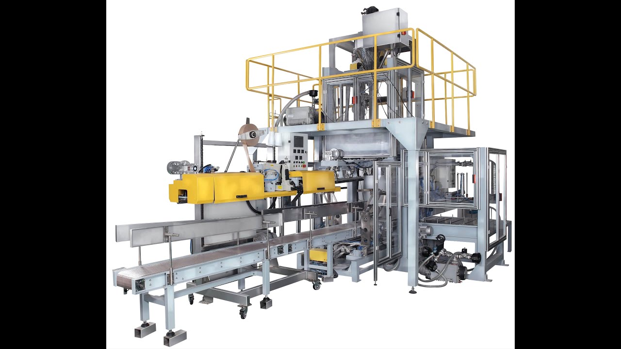 Chemical Powder Packaging Equipment , Automated Open Mouth Bagger with ...