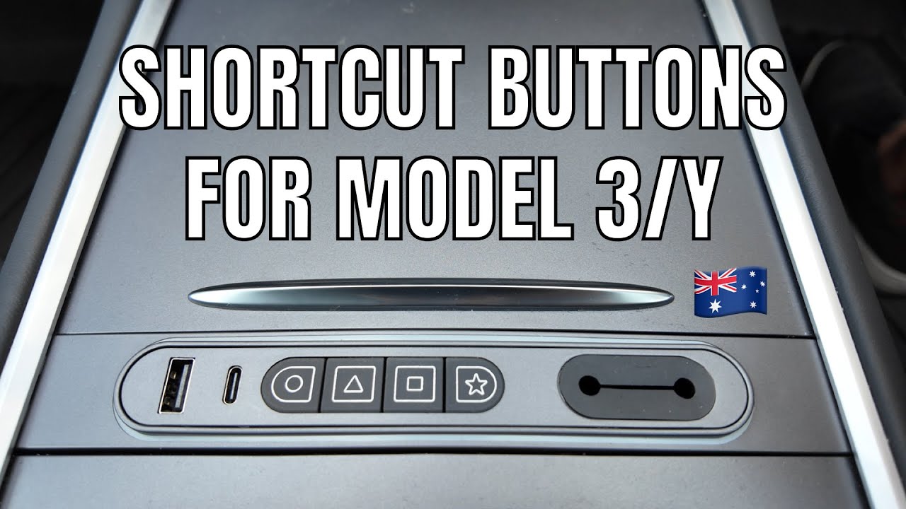 Tesla Model Y and Model 3 Shortcut Buttons Installation Guide and Test ...