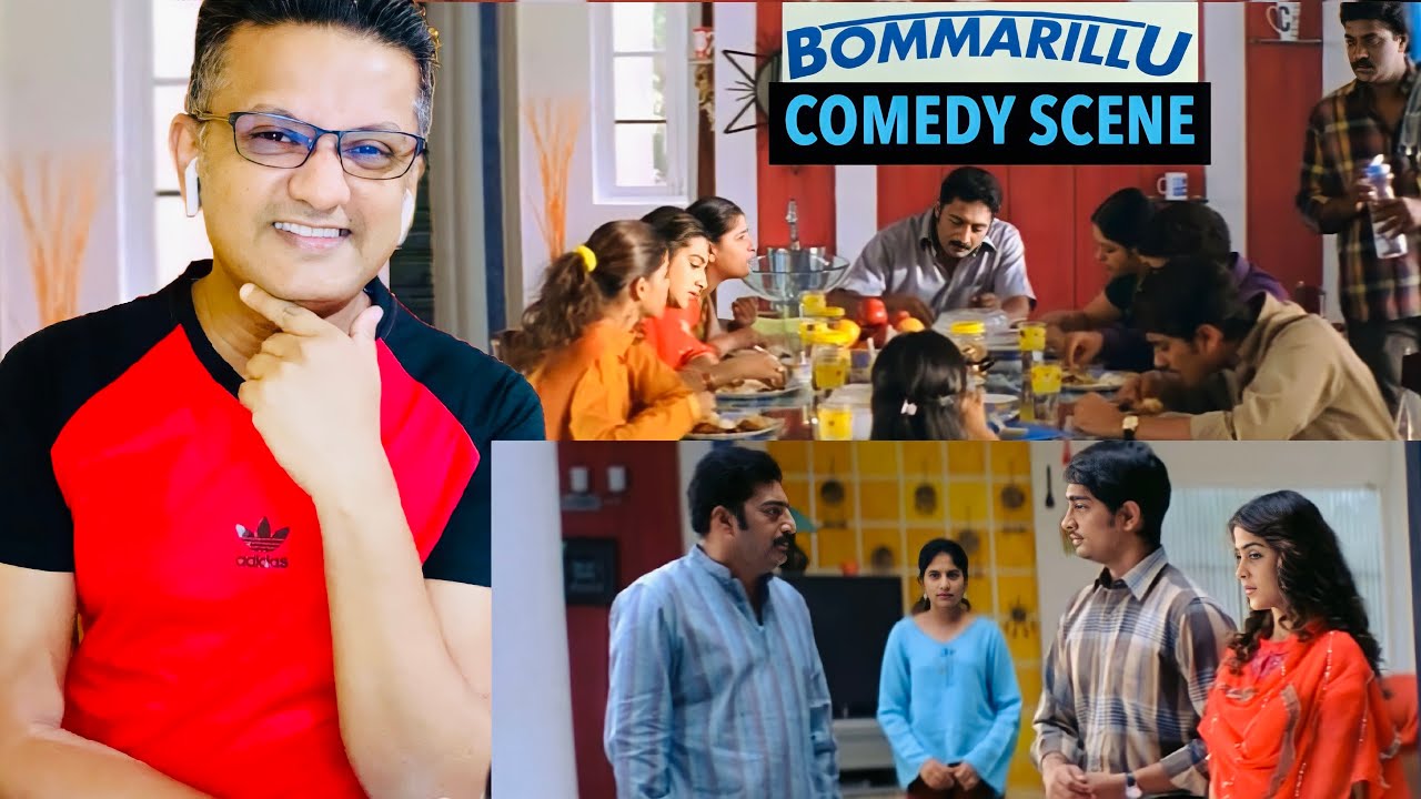 Bommarillu Movie Reaction | Comedy Scene | Telugu Movie | Siddharth ...