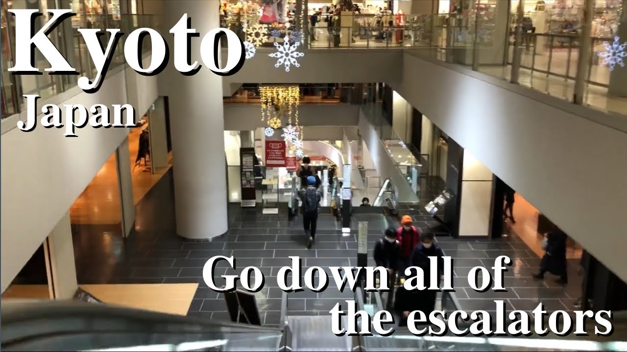 【Go down the escalators】Isetan Department Store - Kyoto(Nov.30.2021 ...