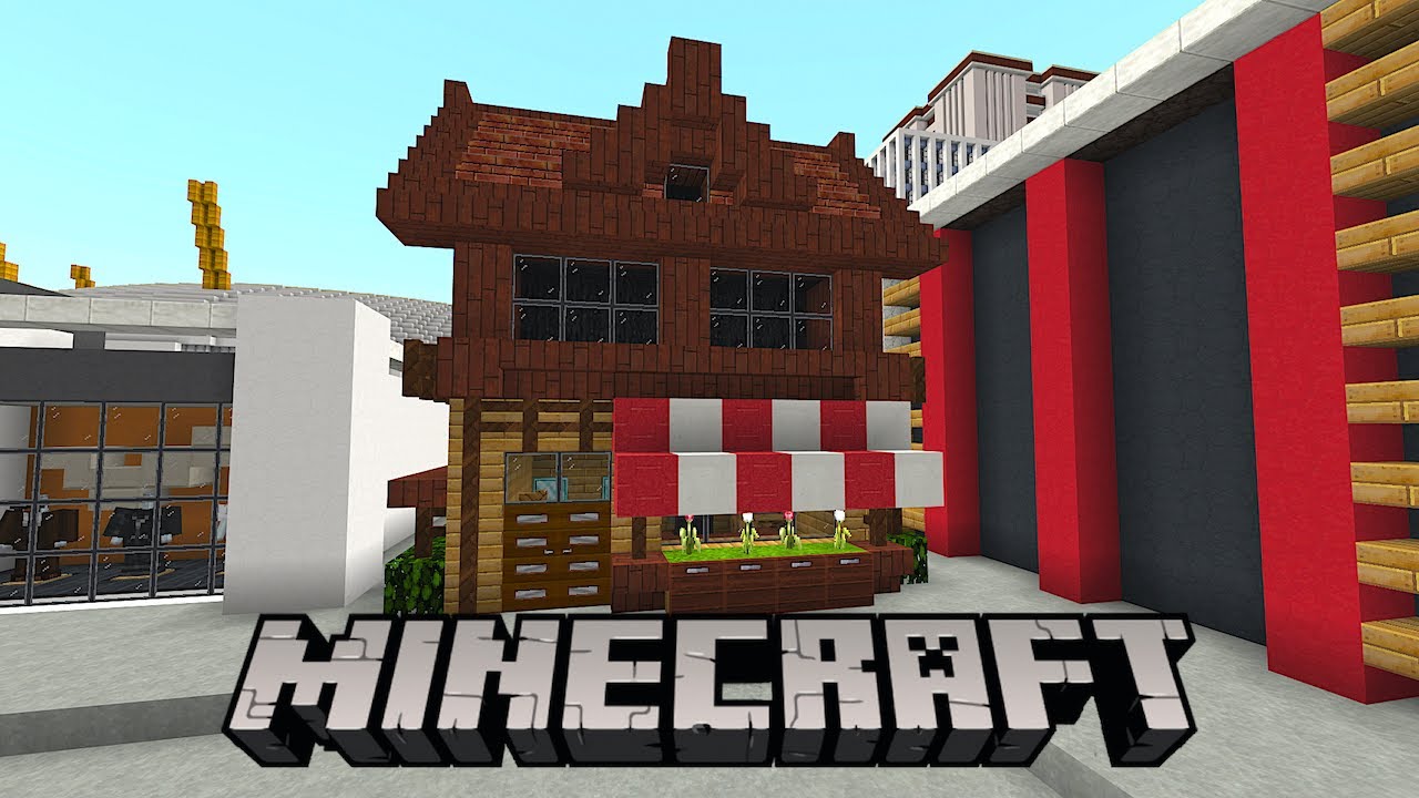 Cottage style Barber shop!! (Minecraft Tour) - YouTube