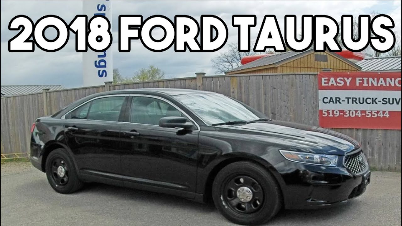 2018 Ford Taurus POLICE INTERCEPTOR - YouTube