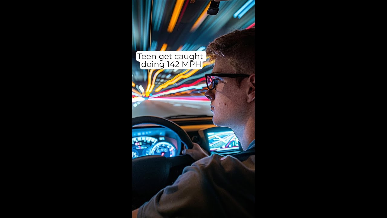 Teen gets caught doing 142 mph - YouTube