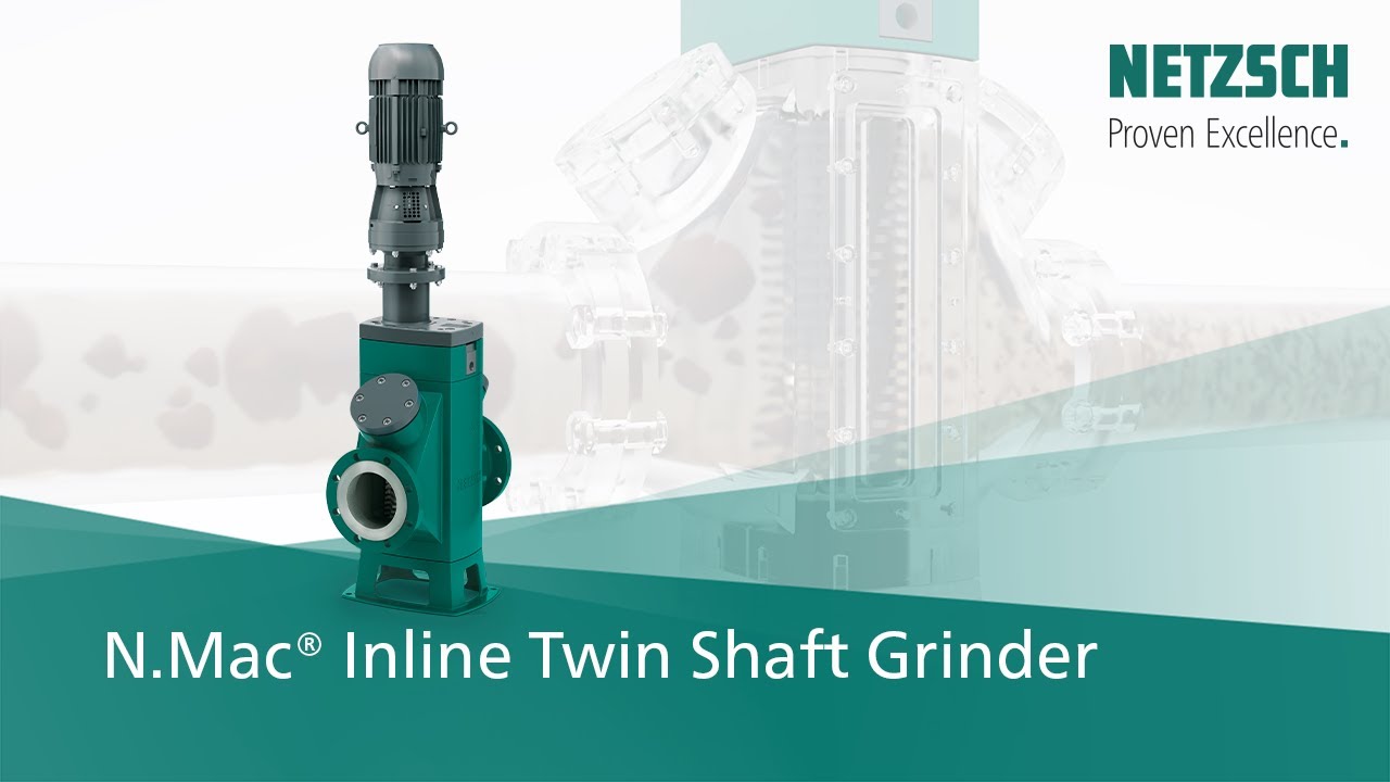 N.Mac® Inline Twin Shaft Grinder - YouTube