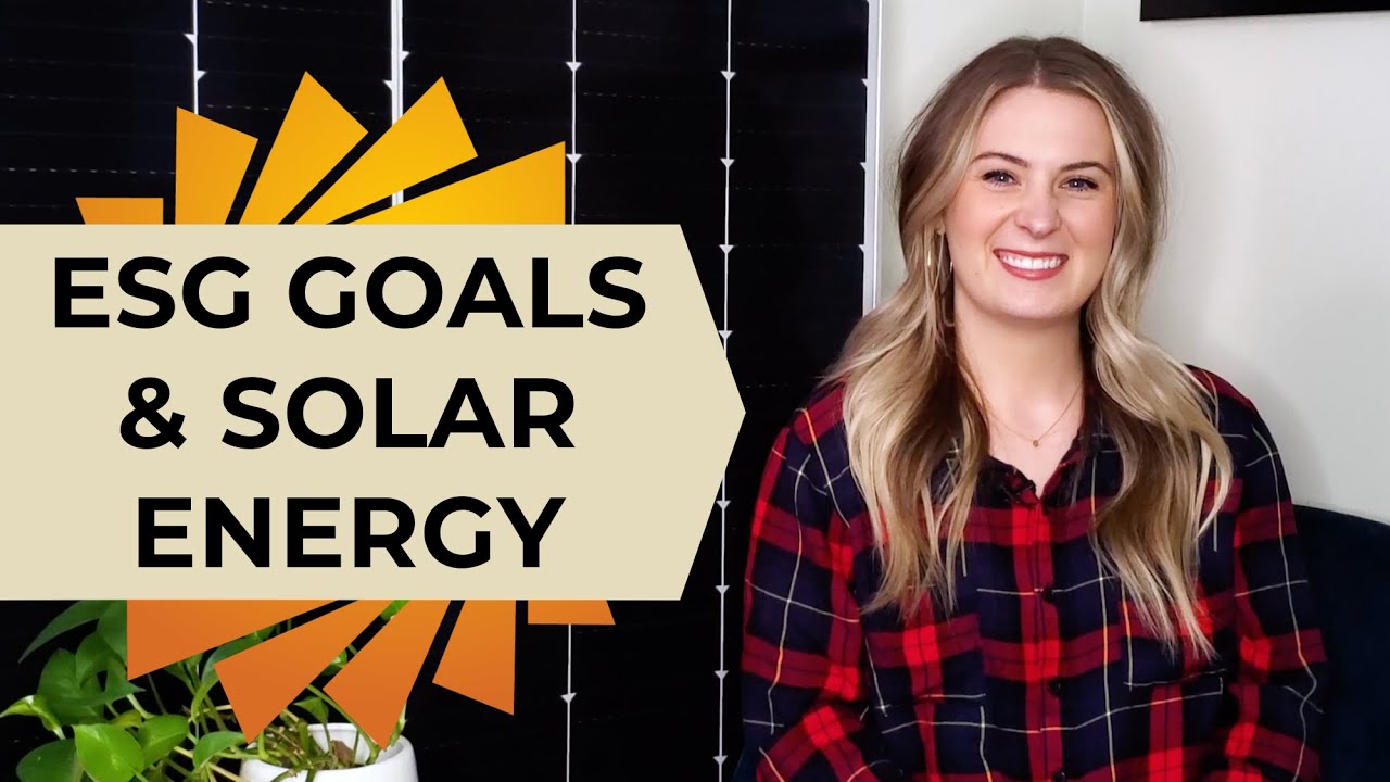 Meet ESG Goals With Solar | Carbon Emissions Scopes 1, 2, and 3 - YouTube