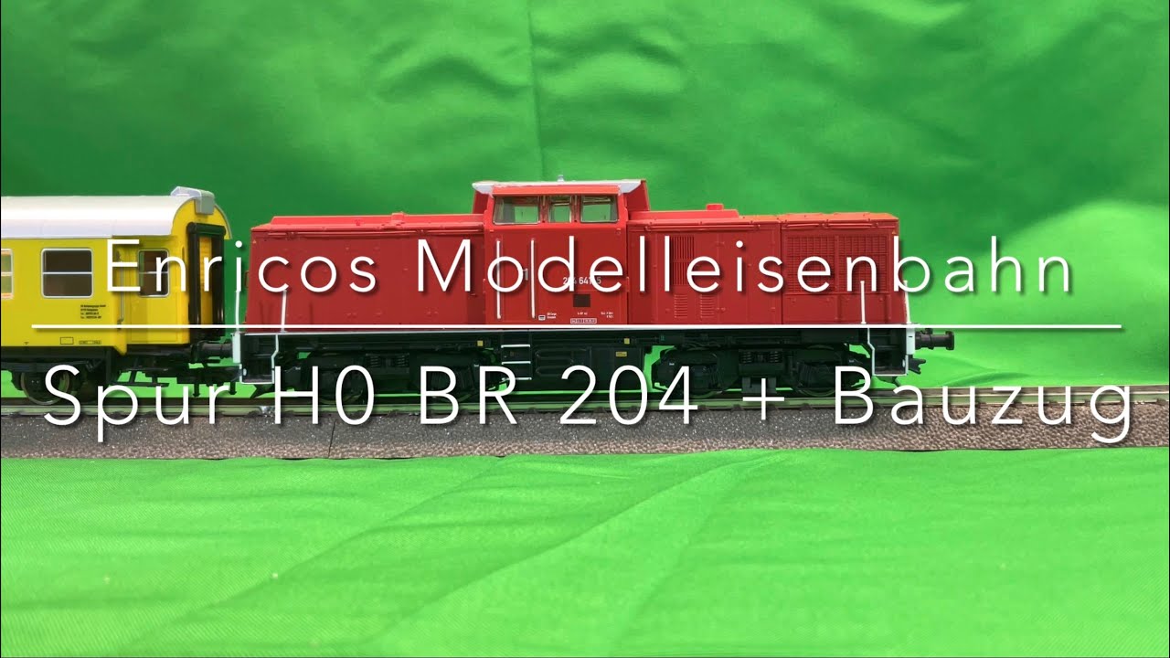 Modelleisenbahn Spur H0 🚂 Roco Diesellok BR 204 + Roco, Piko und ...