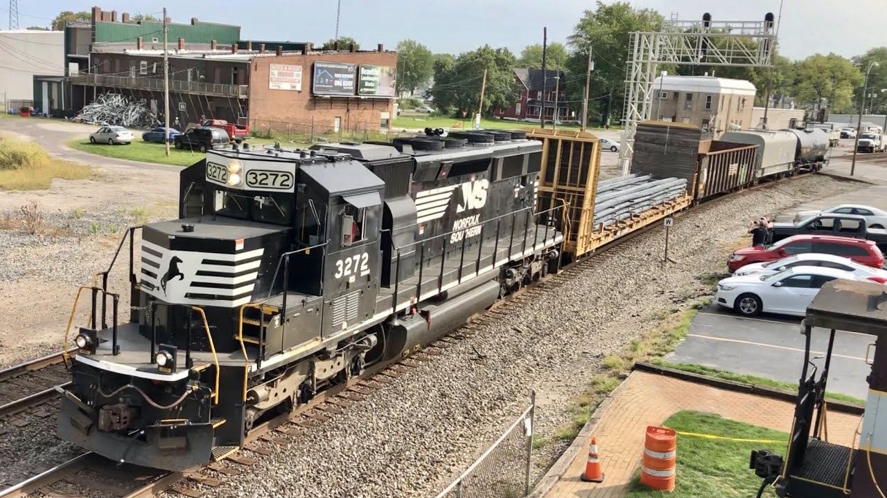 Atomic Energy Wye & Railroad Diamond In Marion Ohio, Norfolk Southern ...