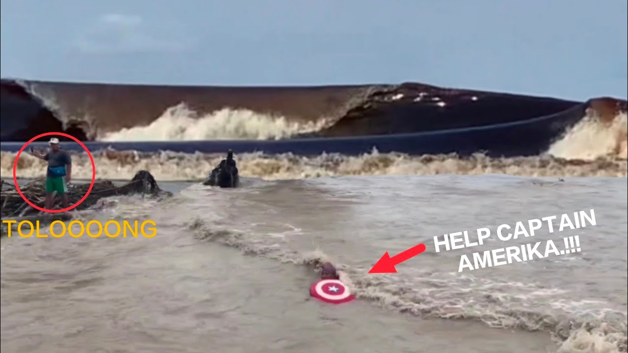 Tsunami River Tidal Waves Seven Ghost ( Tidal Bore ) Ombak Bono 18 ...