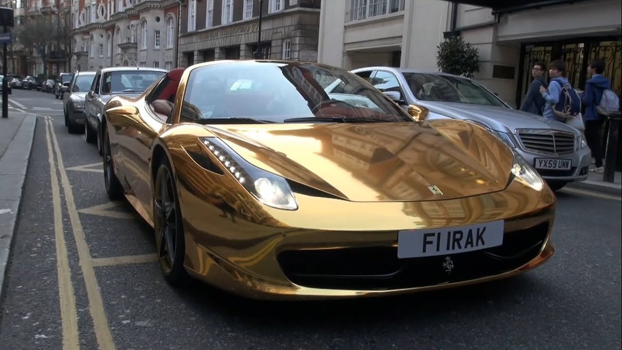 All Gold Ferrari Enzo
