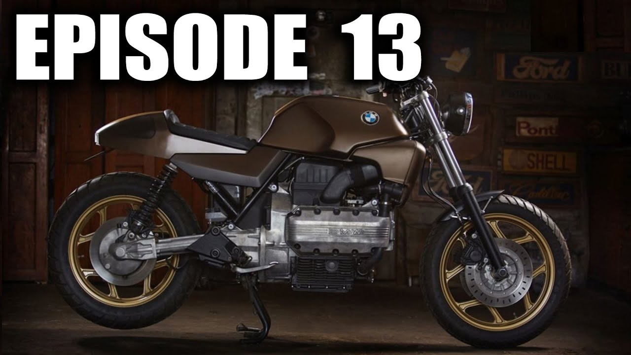 [EP13] BMW K100 Café Racer Build - Engine block, sump and brake disc ...