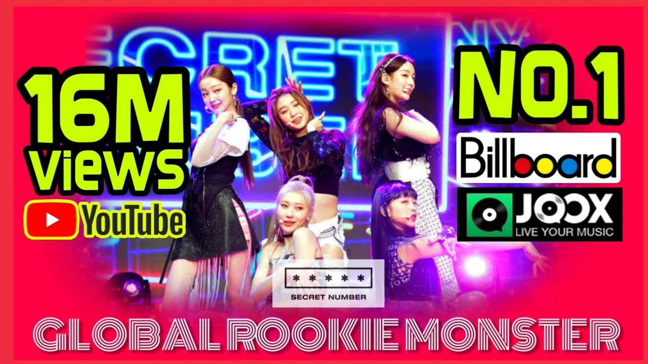REKOR ROOKIE MONSTER SECRET NUMBER DALAM SEBULAN DEBUT - YouTube
