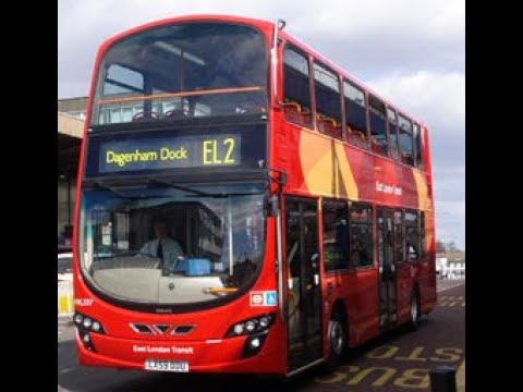 London Buses, Bus Route EL2, Becontree Heath To Dagenham Dock - YouTube