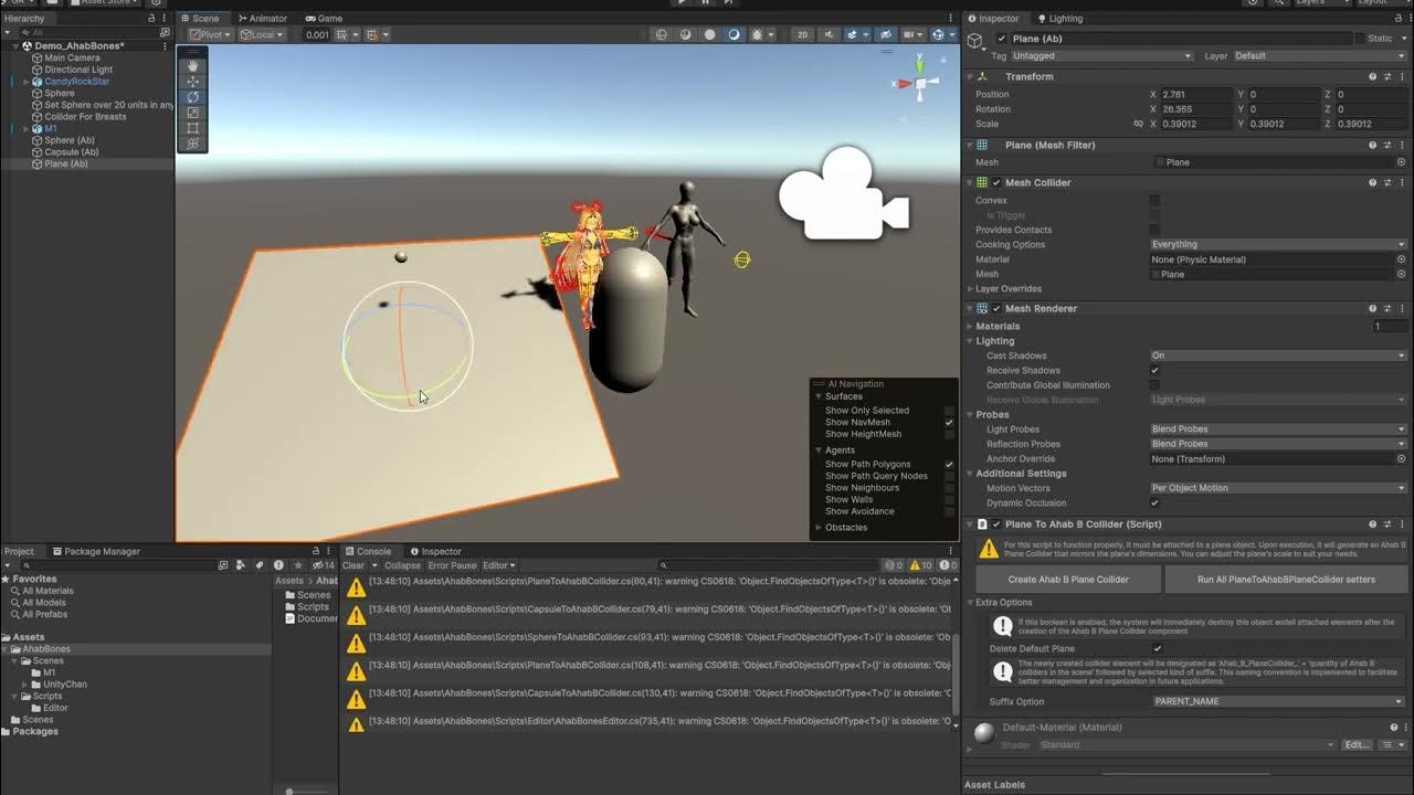 Unity Ahab Bones: Dynamic & Jiggle System. Easy colliders setup. - YouTube