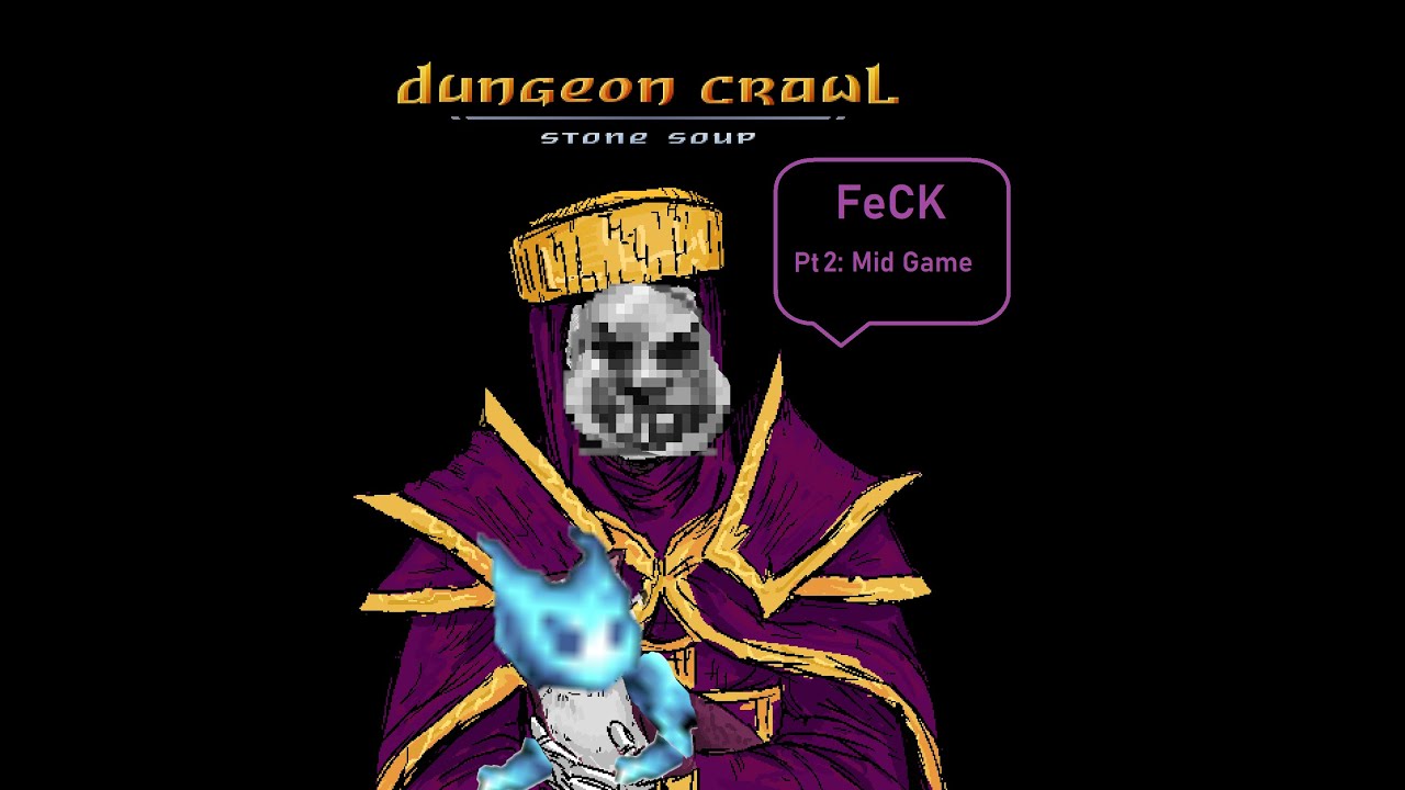 DCSS Felid Chaos Knight Part 2: Mid Game - YouTube