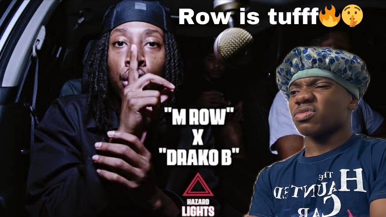 A Fire Duo🔥🔥 “M Row” x “Drako B” | Hazard Lights ⚠️ (REACTION) #mrow # ...