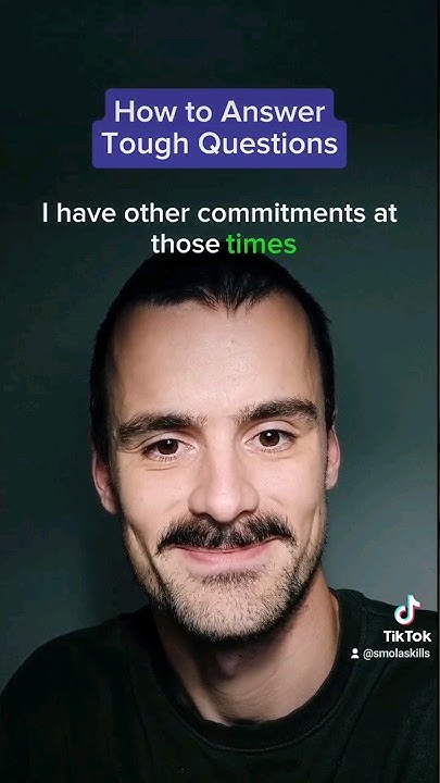 How to Answer Tough Questions. #communication #career #confidence # ...