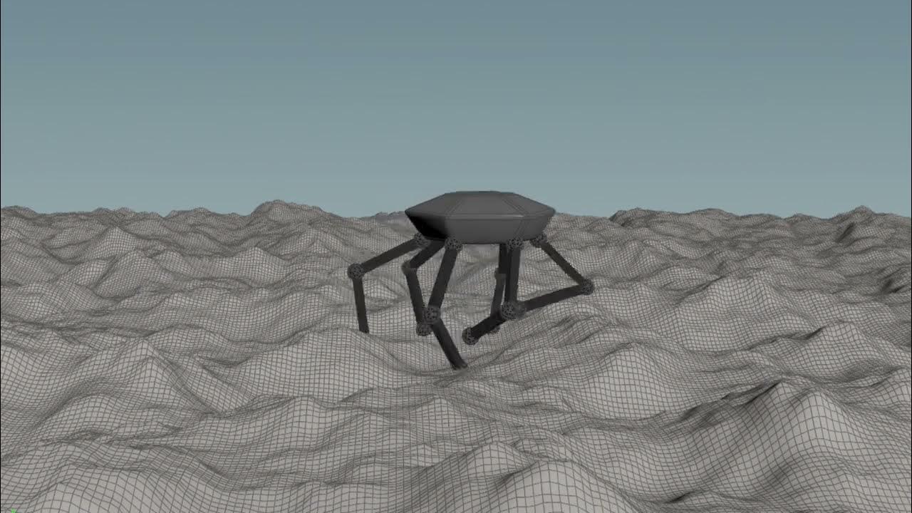 Procedurally Animated Spider Created With Houdini - YouTube