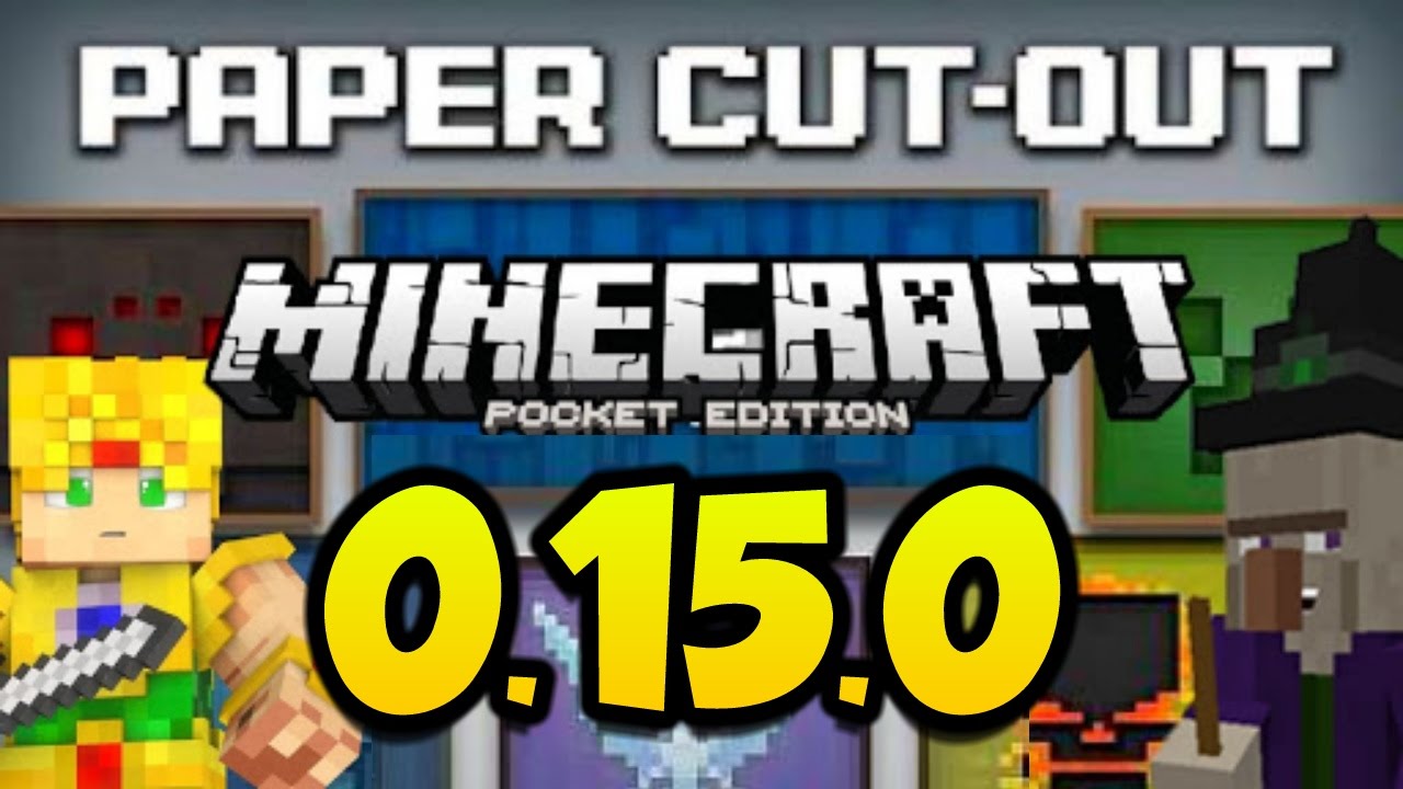 Minecraft PE 0.15.0 - Paper Cut Out Texture Pack - Texture Packs Para ...