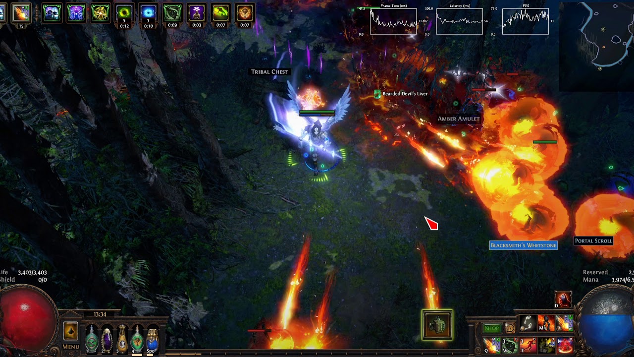 POE 3.9// Build Indigon Agnostic Miner / Double Ball (Fire & Lighting ...