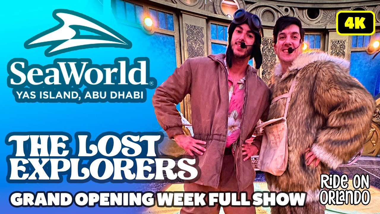 Lost Explorers comedy show at SeaWorld Abu Dhabi - Full Show in 4K - YouTube