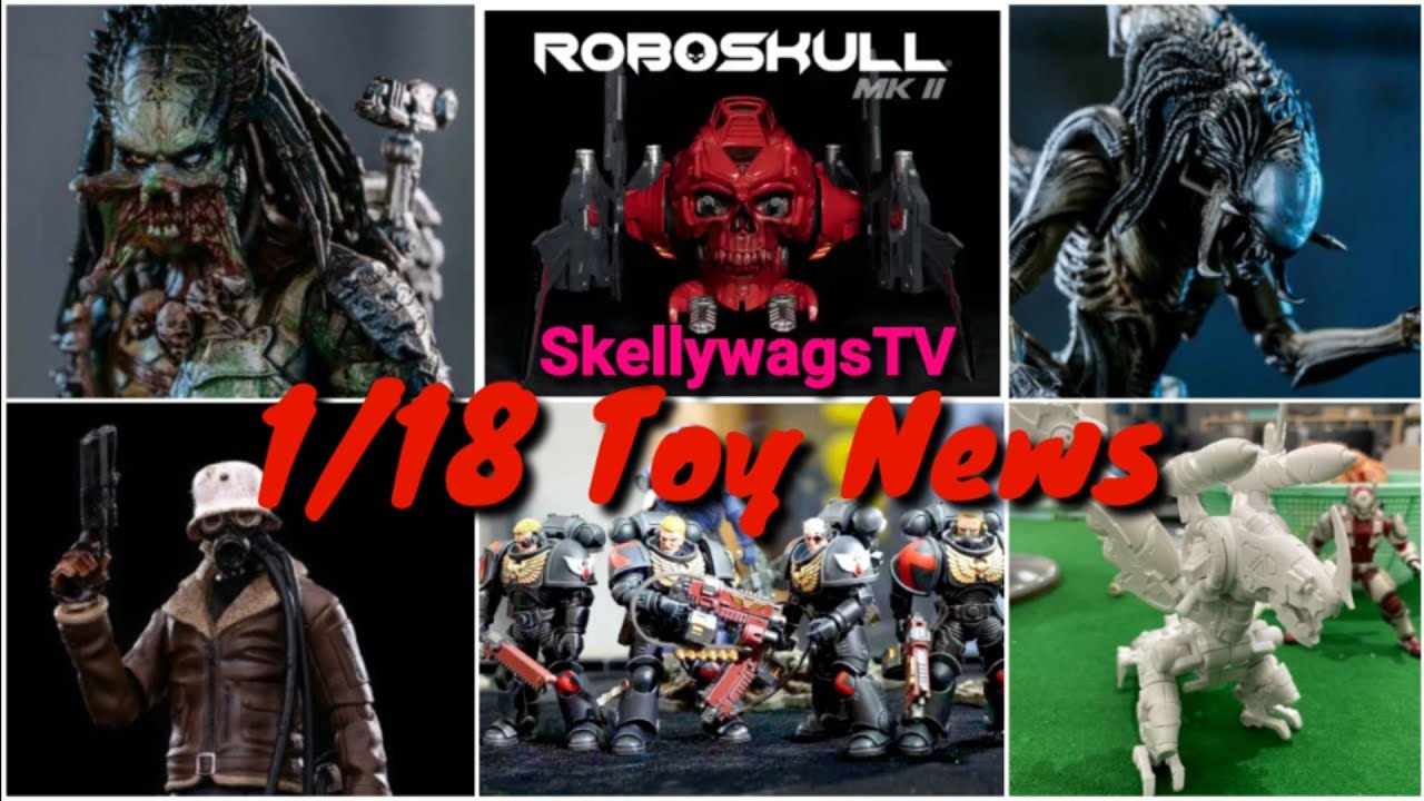 1/18 Toy News - Roboskull Kickstarter - PGV designs - Hiya Alien ...