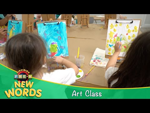 Art Class | New Words | KidVision Pre-K