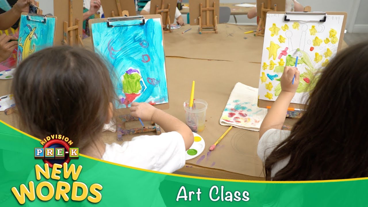 Art Class | New Words | KidVision Pre-K - YouTube