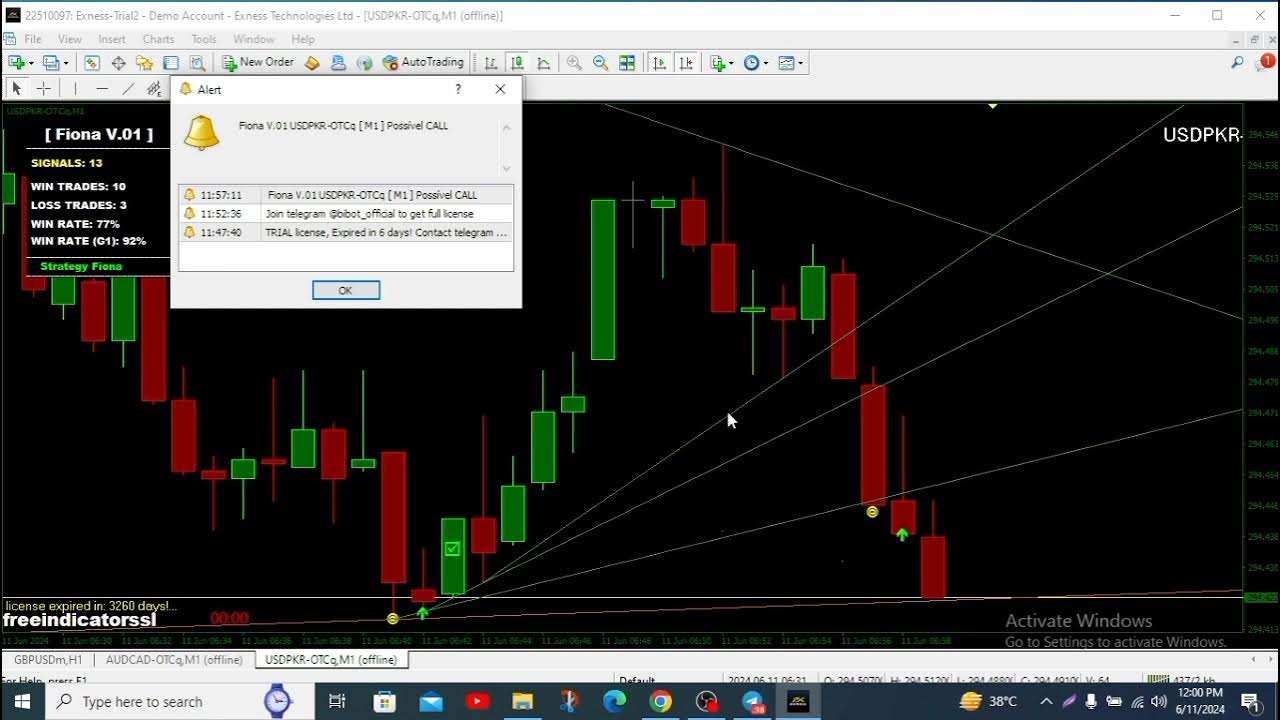 Fiona indicator | Nonn Repaint For All Binary Brokers | @QoutexRobottrading - YouTube