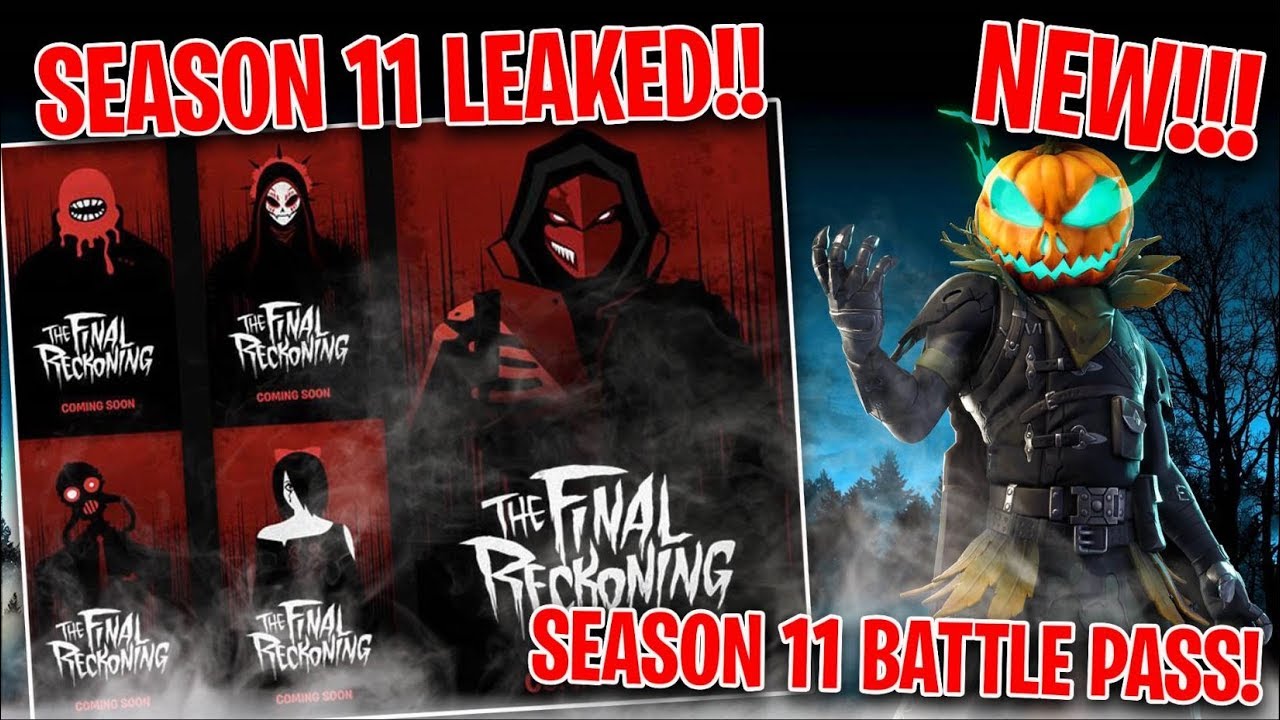 *NEW* Fortnite Season 11 Leaked!!! Season 11 Battle pass and Skins ...